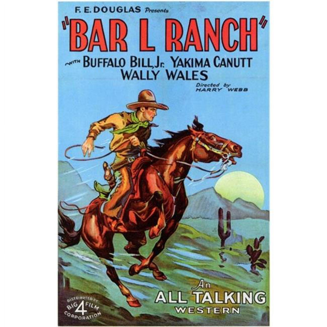 Bar L Ranch Movie Poster - 11 x 17 in. - Walmart.com
