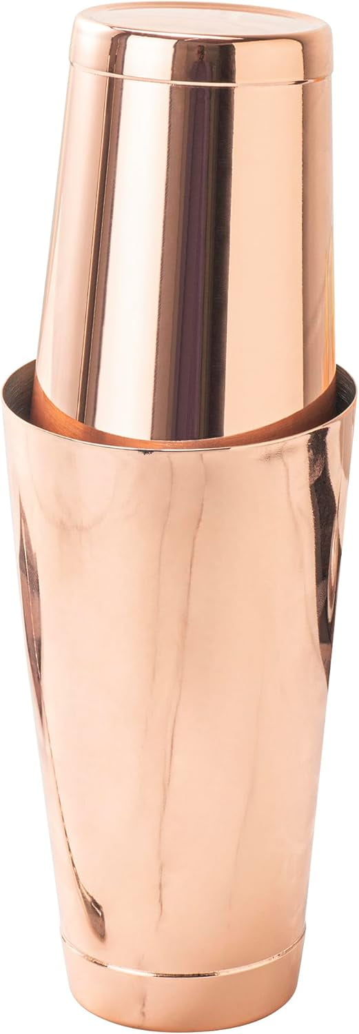 Bar Lux 16 Ounce Boston Shaker 1 Copper-Plated Cocktail Shaker ...