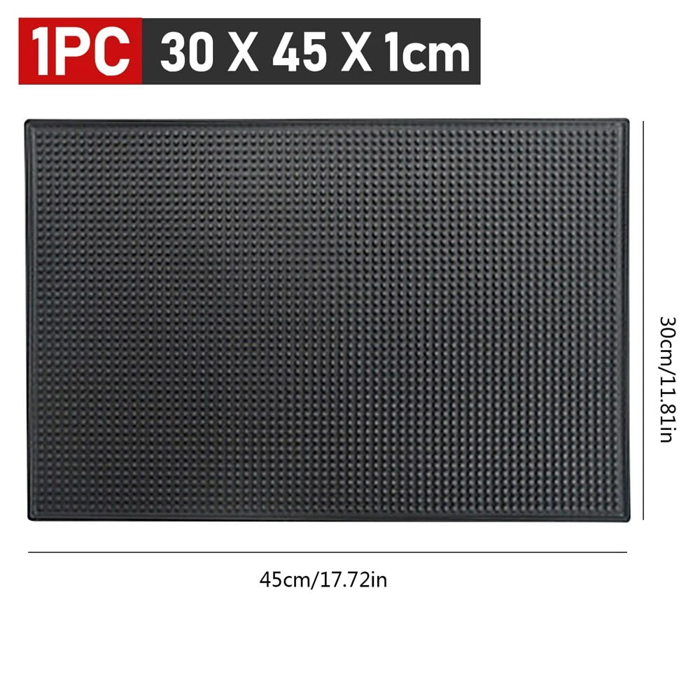 Bar Mat Rubber Coffee Bar Mats Anti-slip PVC Cup Mat Waterproof Heat ...