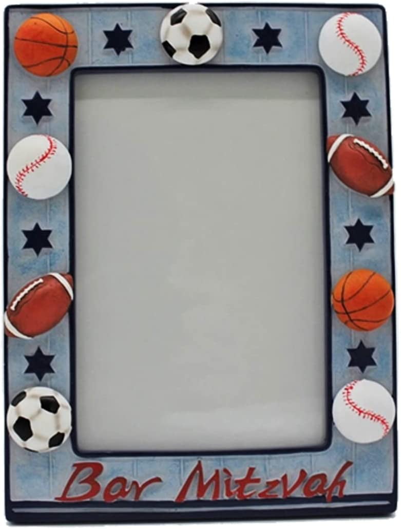 Bar Mitzvah 3D Sports Picture Frame with Glass Cover - Perfect Gift for ...