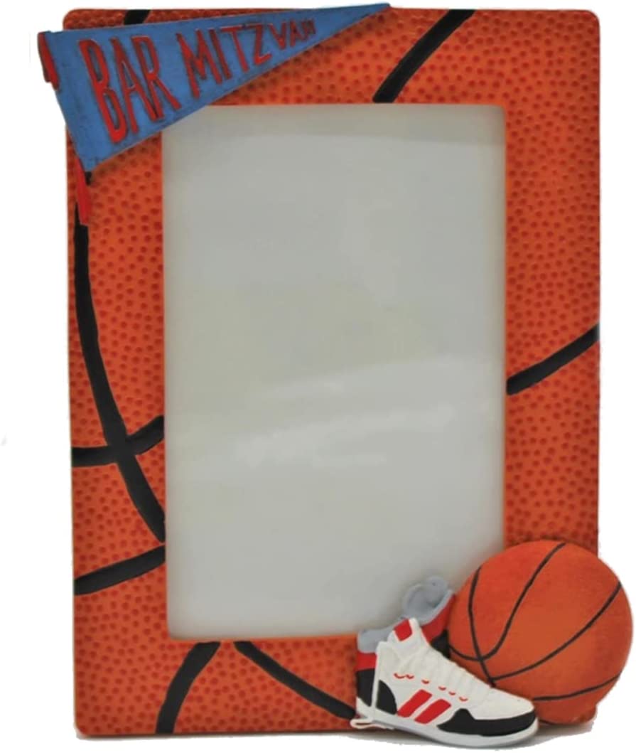 Bar Mitzvah Basketball Photo Frame with Glass Cover | Perfect Gift for ...