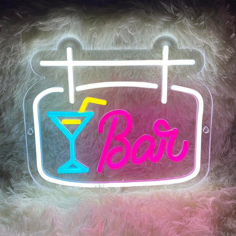 Bar Neon Sign Decor for Home Bar,Neon Sign Lights for Bedroom Living ...