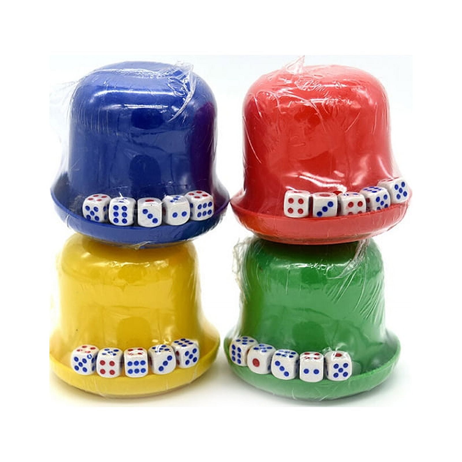 Bar Party Dice Cup Drinking Board Game Gambling Dice Box 10mm d6*5 Tab ...