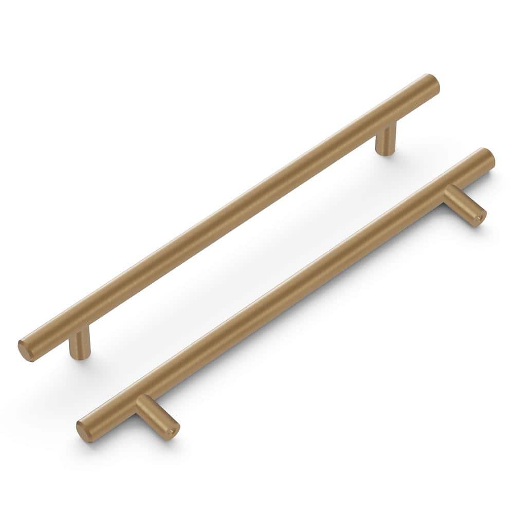 Bar Pulls Collection Pull 7-9/16 in. (192mm) Center to Center Champagne ...