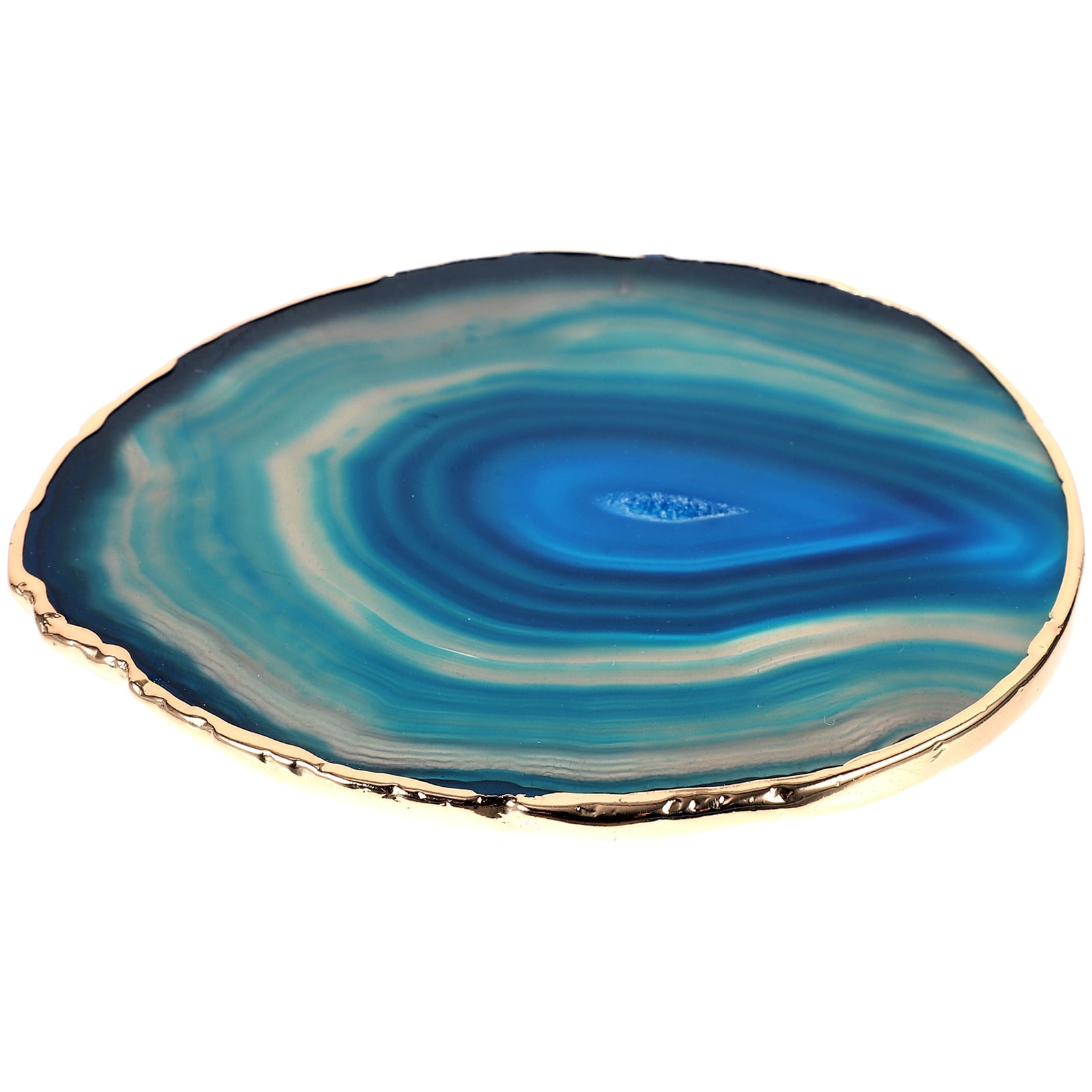 Bar Rough Stone Sliced coaster Agate Cup Mat Lovers - Walmart.com