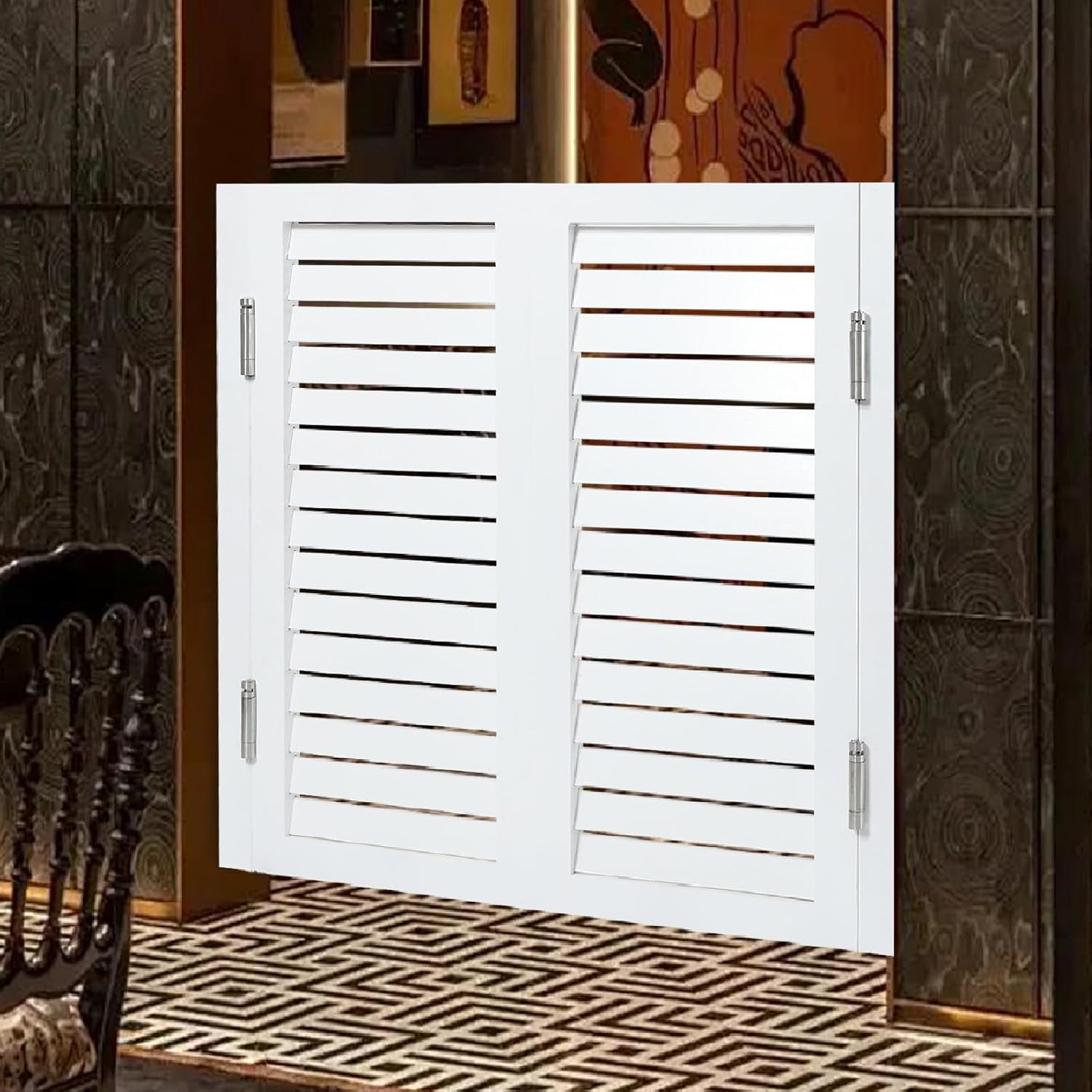 Bar Saloon Swinging Doors Cafe Doors, Louvered Cafe Door, Room Divider ...