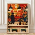 Bar Scene Pub Bar Cocktail Lounge Restaurant Dining Poster Unframed ...