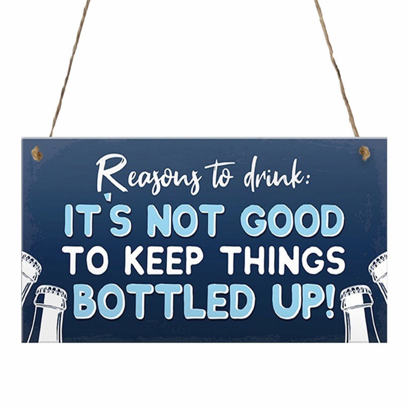 Bar Sign Hanging Wall Art Decorative Funny Inappropriate Sign Home ...