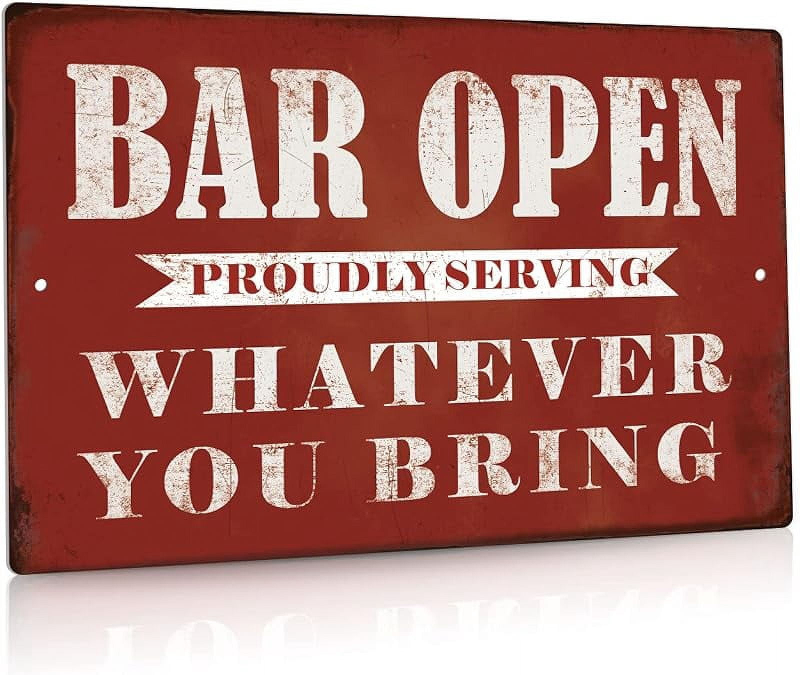 Bar Signs For Home Bar Wall Cheers To Good Time To Good Friends Vintage ...