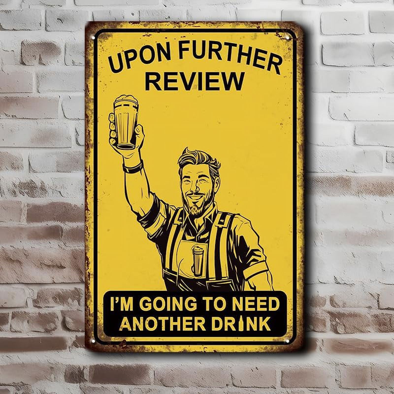 Bar Signs for Home Bar Man Cave Accessories Vintage Tin Signs, 8x12 ...