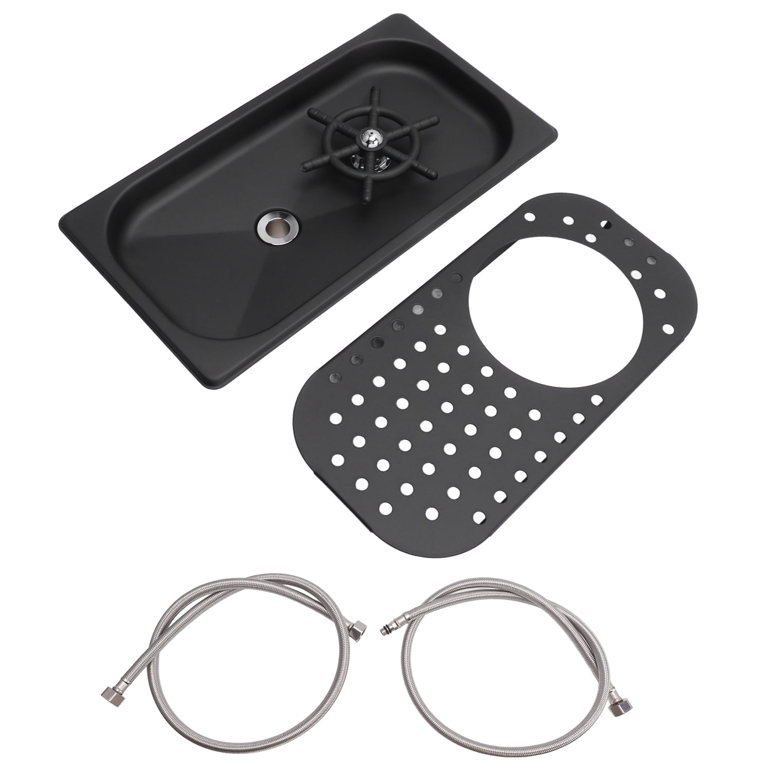 Bar Sink with Glass Rinser Stainless Steel Pitcher Rinser High Pressure ...