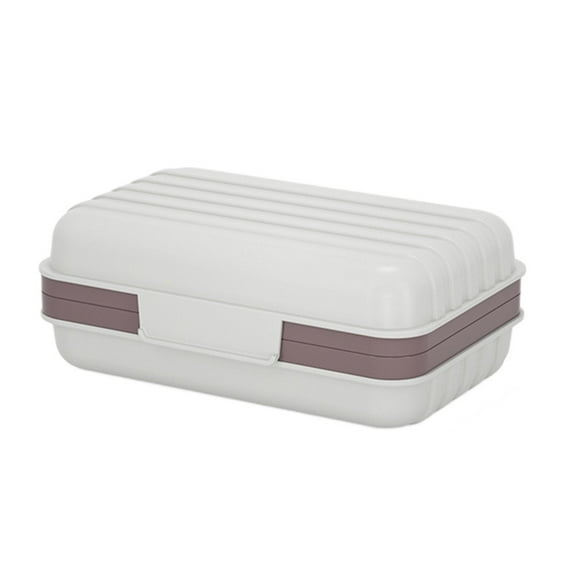 Bar Soap Holder Box Drainable Soap Container Portable Travel Soap Dish ...