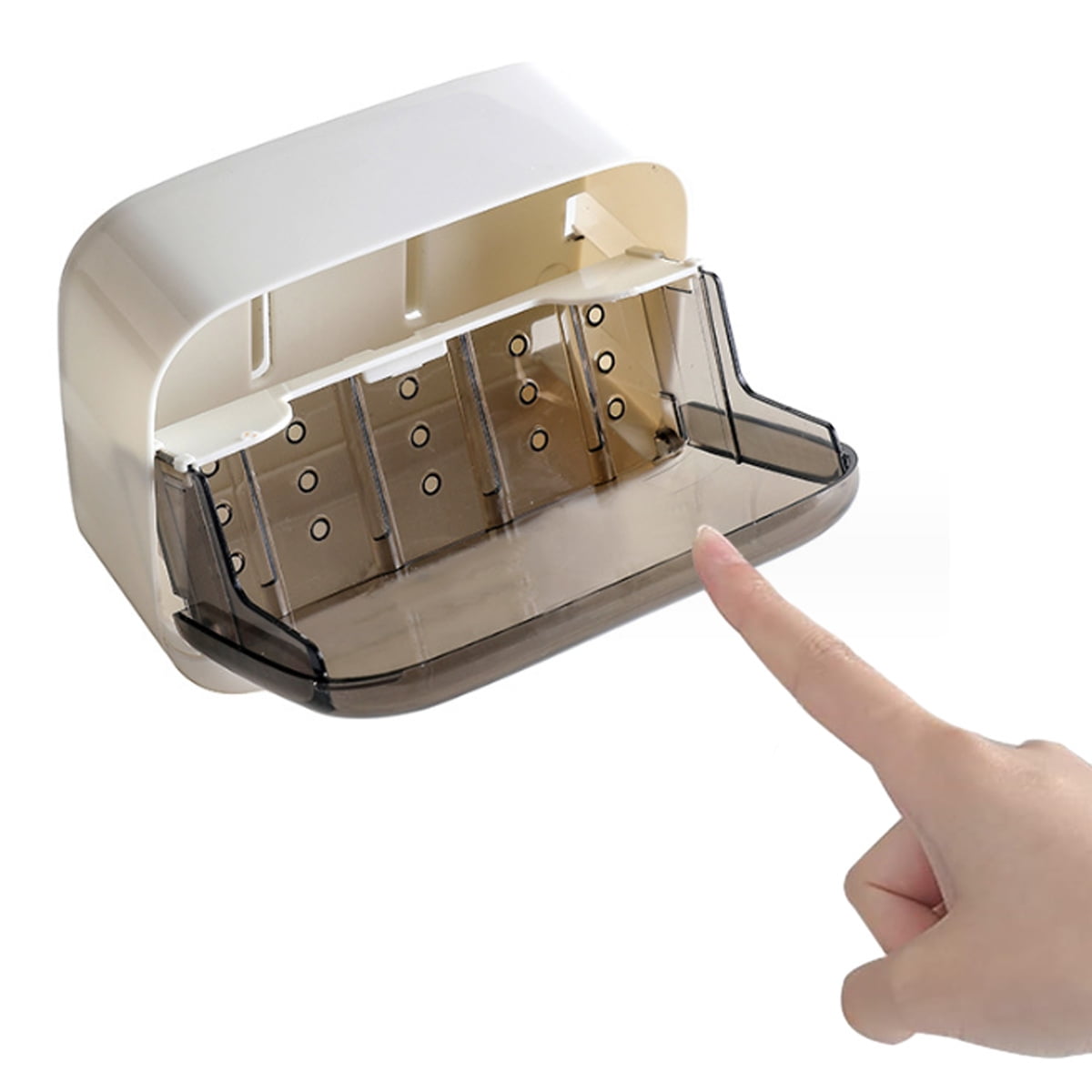 Bar Soap Holder for Shower Wall, 2-in-1 Wall Mounted Soap Dish for ...