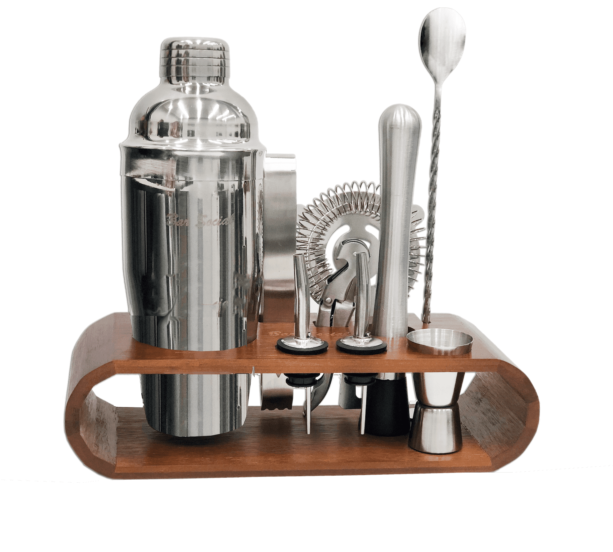 Bar Social Bartender Cocktail Kit – Bartender Accessories Tools for ...