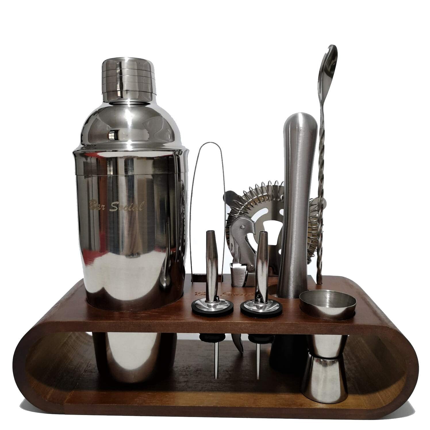 Bar Social Bartender Cocktail Kit – Bartender Accessories Tools for ...