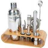 Bar Social Cocktail Shaker Set with Stand, Pr ofessional Home Bartender ...