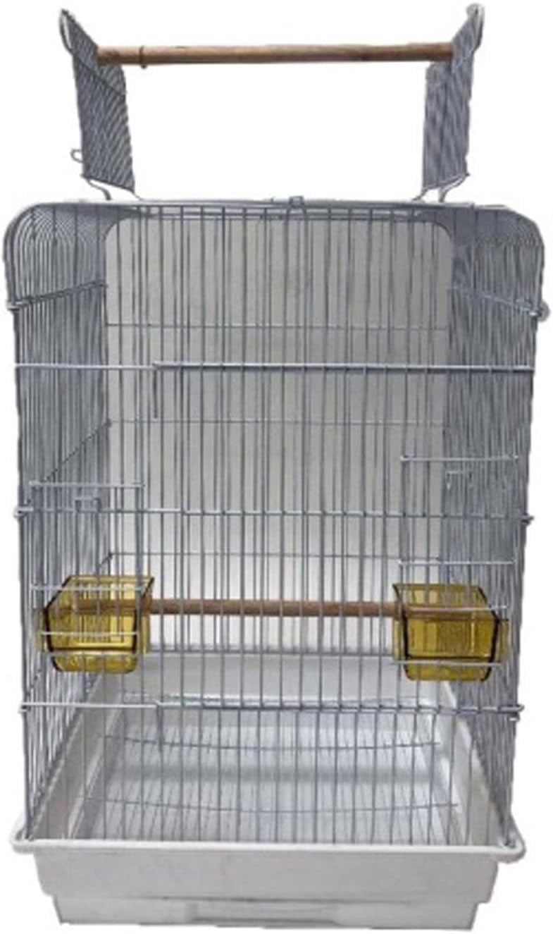 Bar Spacing Open Top Small Parrot Cage, 18-Inch by 18 by 27-Inch, Top ...