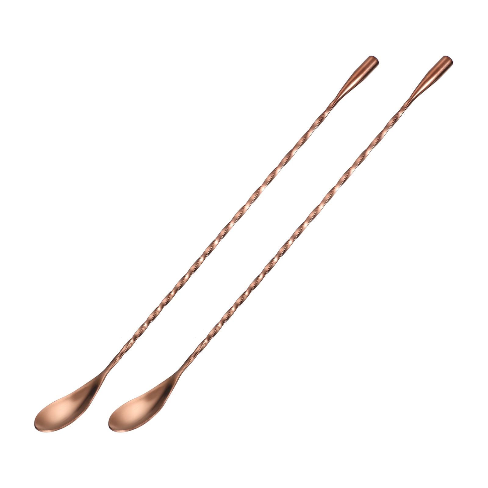 Bar Spoon Cocktail Mixing Spoon, 2 Pack 12 Inch Stainless Steel Long ...