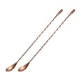 Bar Spoon Cocktail Mixing Spoon, 2 Pack 12 Inch Stainless Steel Long ...