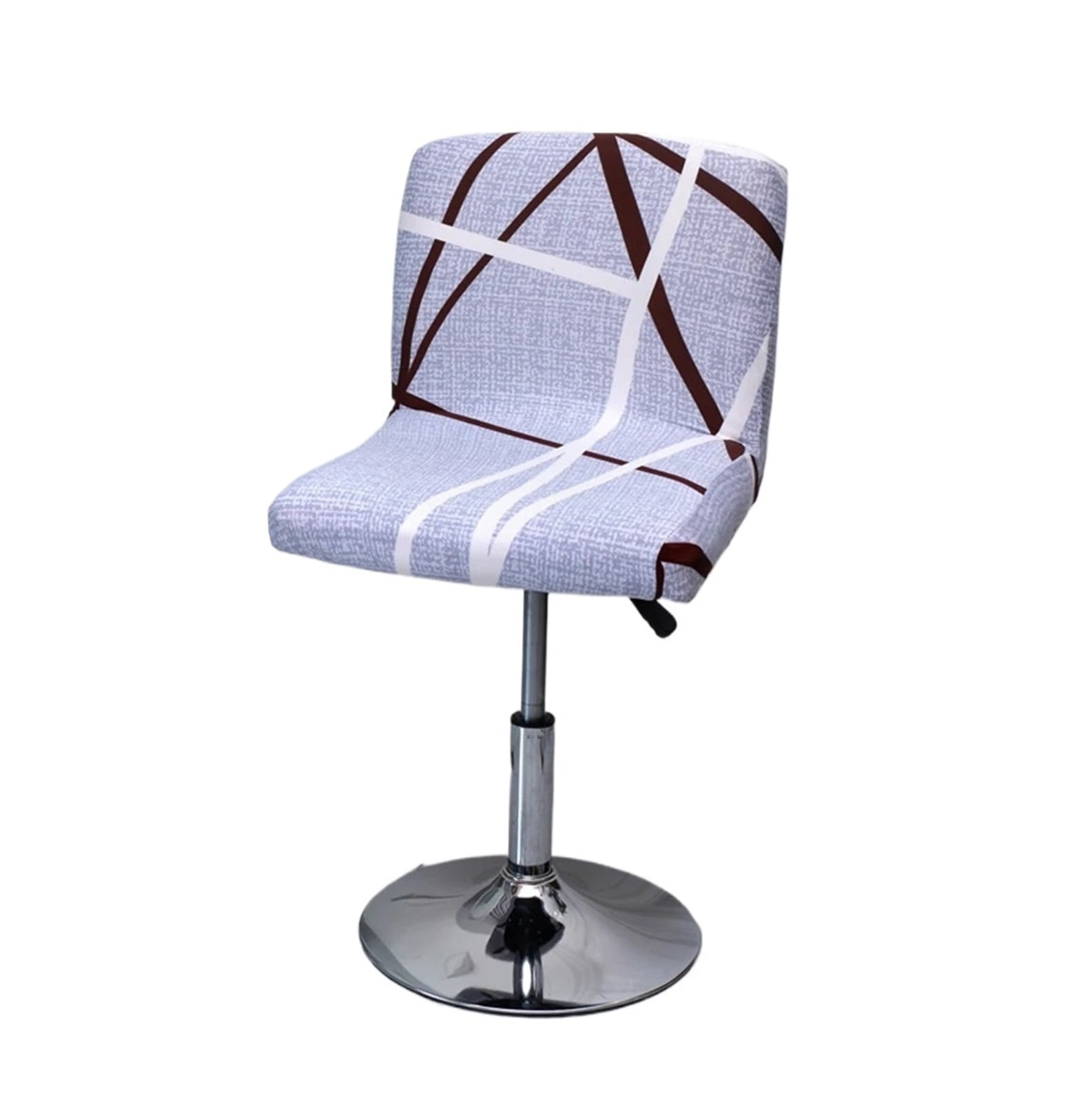 Bar Stool Chair Cover Low Back Chair Slipover Spandex Seat Case Elastic ...