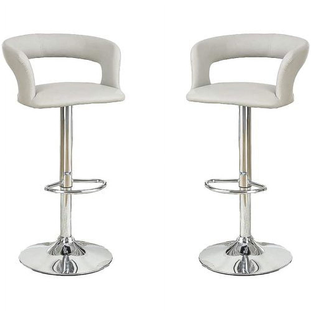 Bar Stool Counter Height Chairs Set of 2 Adjustable Height Kitchen ...