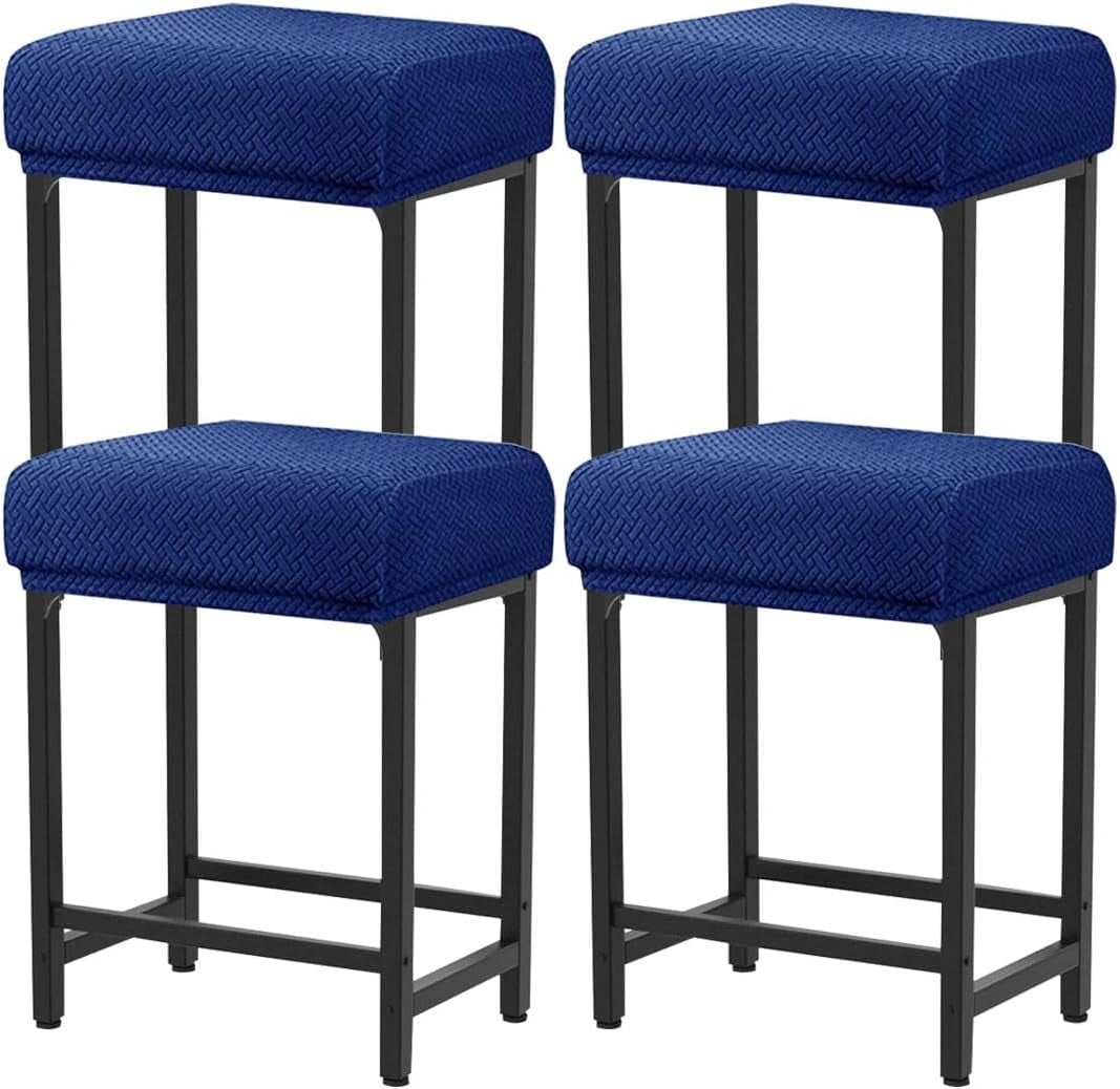 Bar Stool Cover Rectangle Stretch Counter Height Barstool Slipcovers ...