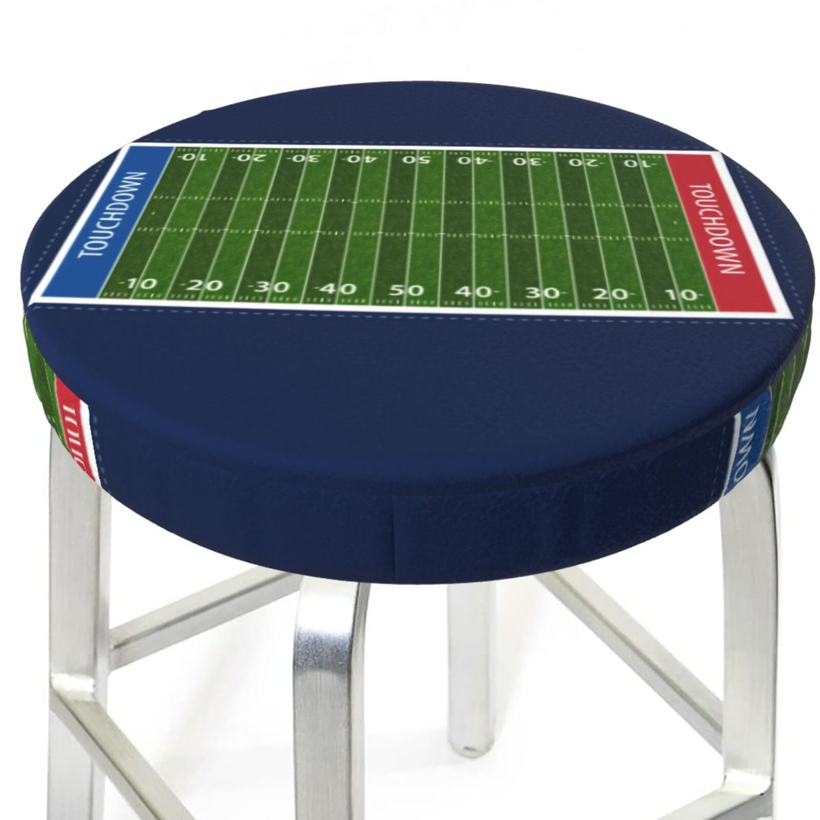 Bar Stool Covers - American Football Field Stretch Round Seat Covers ...