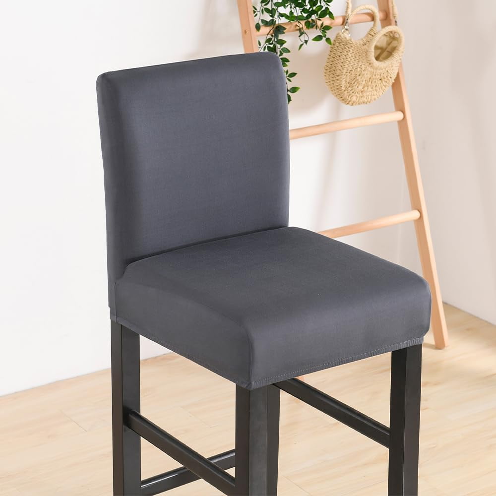 Bar Stool Covers Chair Cover Height Slipcovers Stretch Kitchen Counter ...