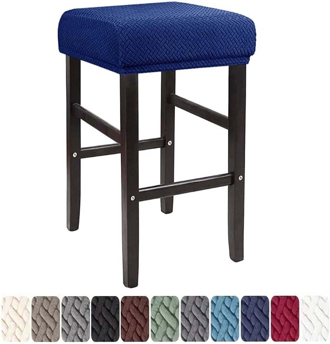 Bar Stool Covers Rectangle Set of 4/2/1 Saddle Bar Stool Covers ...