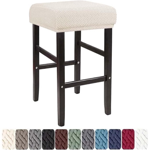 Bar Stool Covers Rectangle Set of 4/2/1 Saddle Bar Stool Covers ...