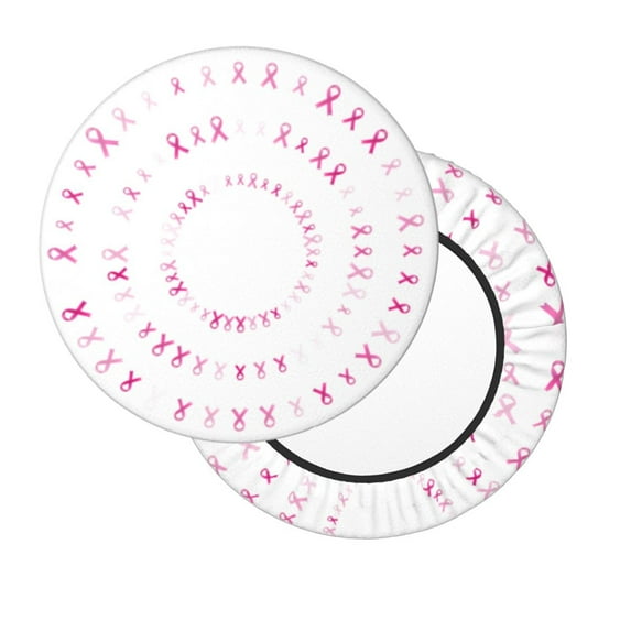 Bar Stool Covers Round - Breast Cancer Awareness (4) Soft Anti-Slip ...