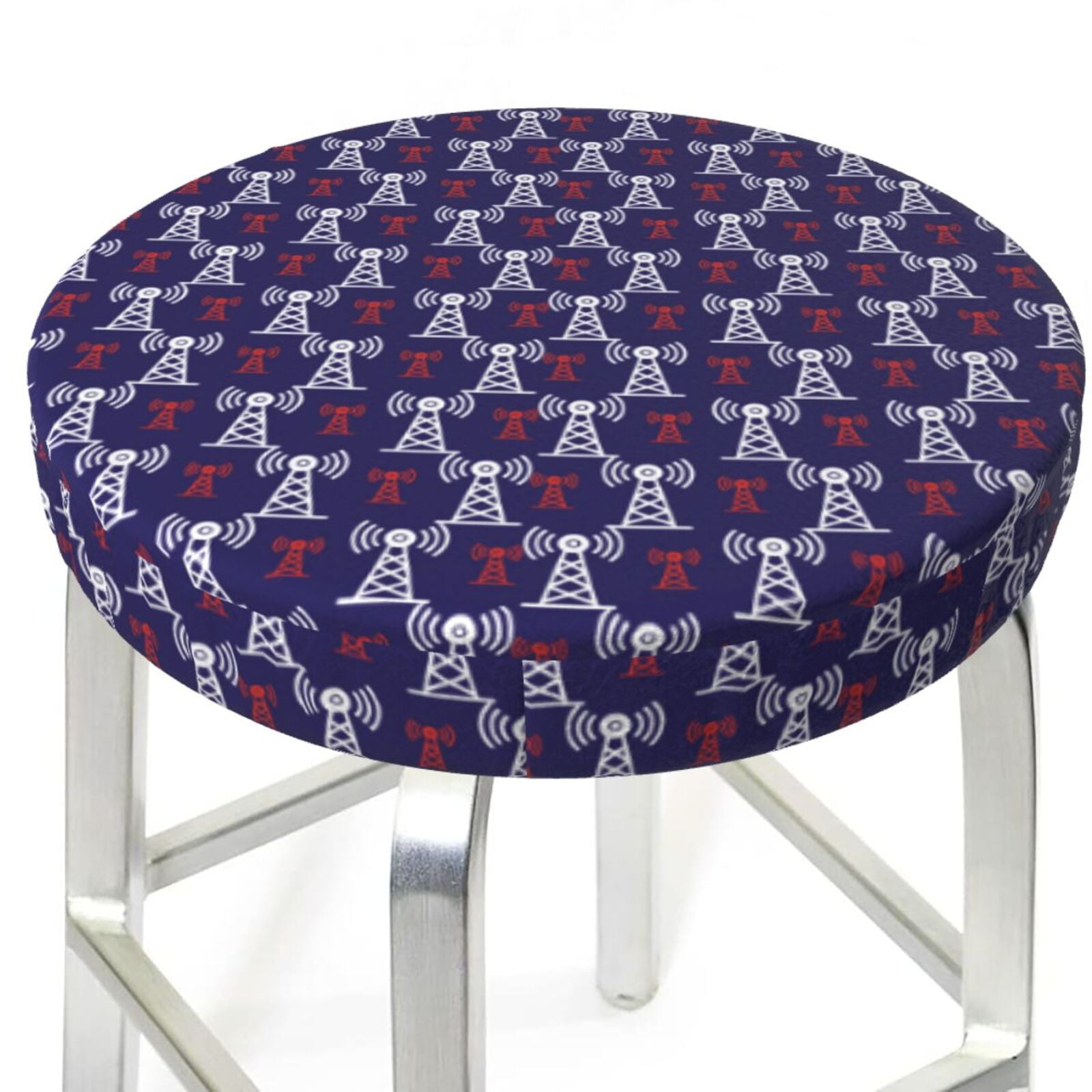 Bar Stool Covers Round, Cell Tower Bar Stool Cushion Covers Seat ...