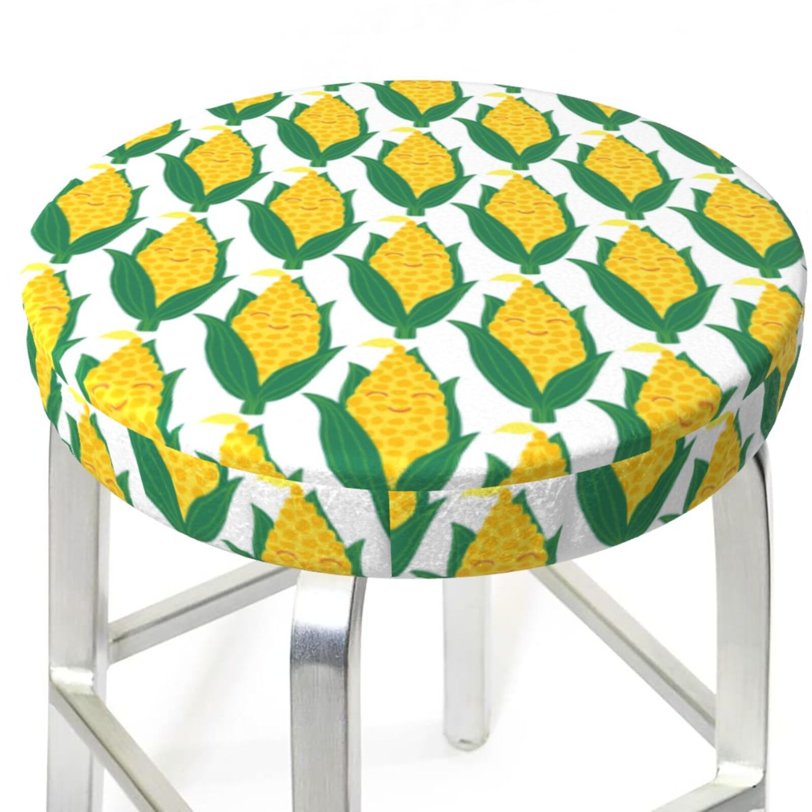 Bar Stool Covers Round, Corn Cob Bar Stool Cushion Covers Seat Cushion ...