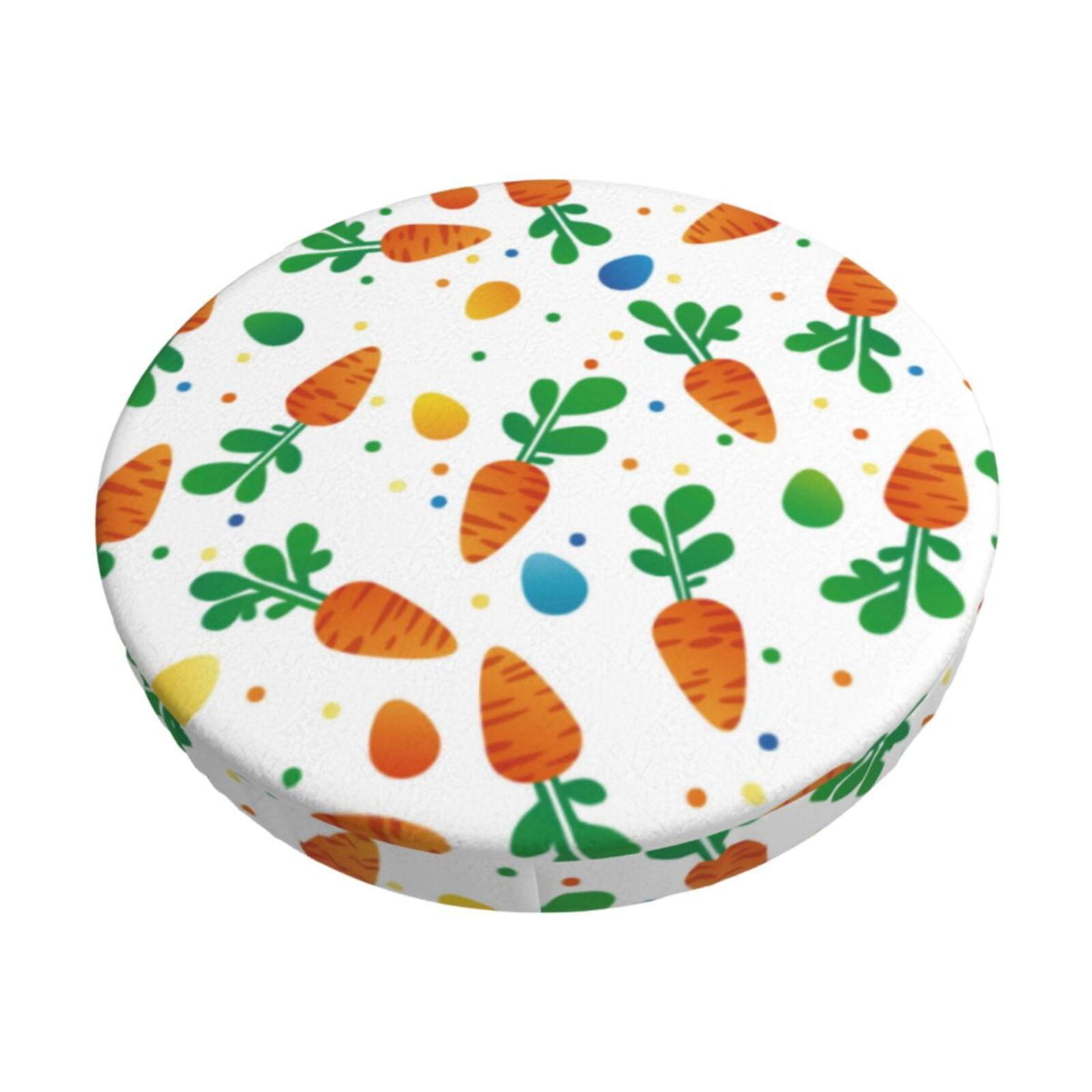 Bar Stool Covers Round, Cute Carrot Bar Stool Cushion Covers Seat ...