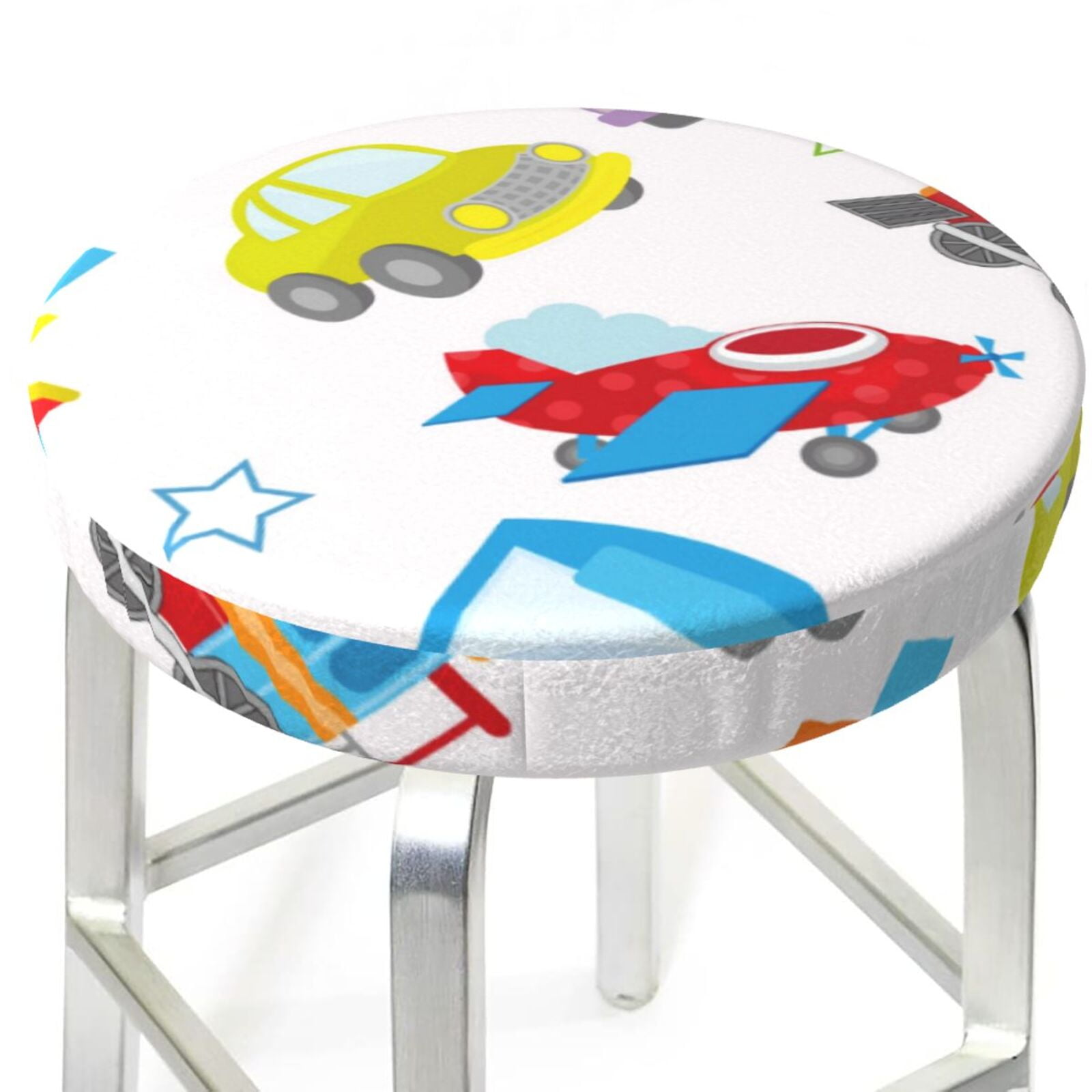 Bar Stool Covers Round, Cute Transport Bar Stool Cushion Covers Seat ...