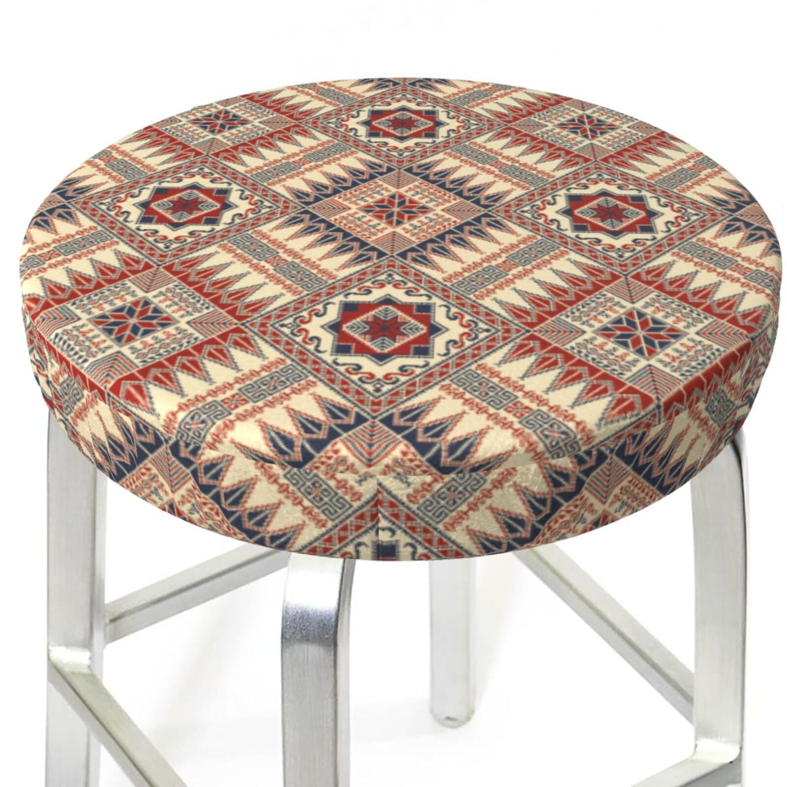 Bar Stool Covers Round, Fashion Tatreez (3) Bar Stool Cushion Covers ...
