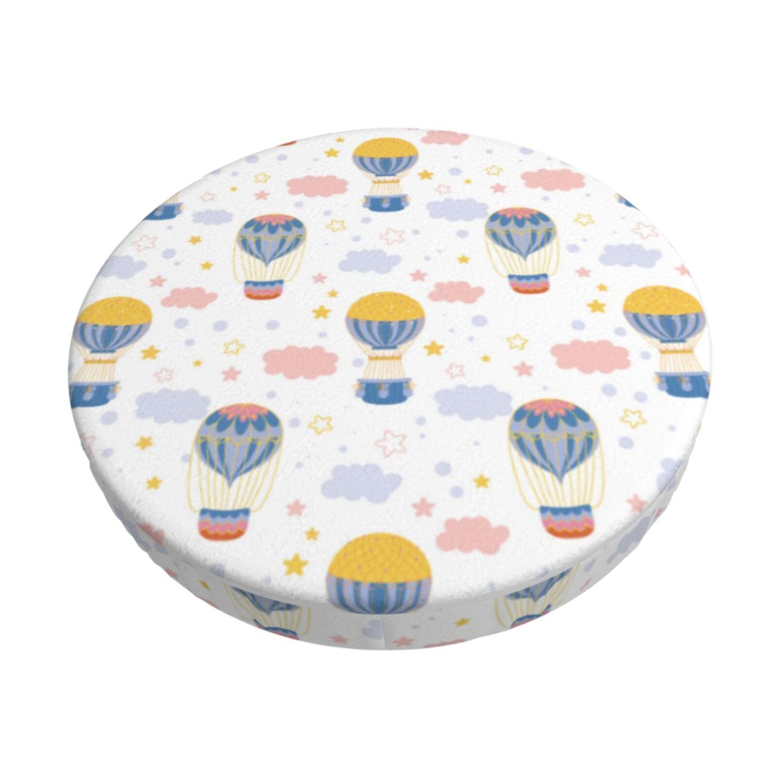Bar Stool Covers Round, Hot Air Balloon Bar Stool Cushion Covers Seat ...