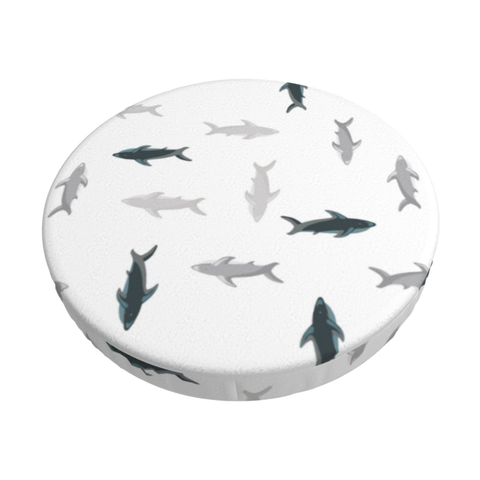 Bar Stool Covers Round, Party Shark Cute No.1005 Bar Stool Cushion ...