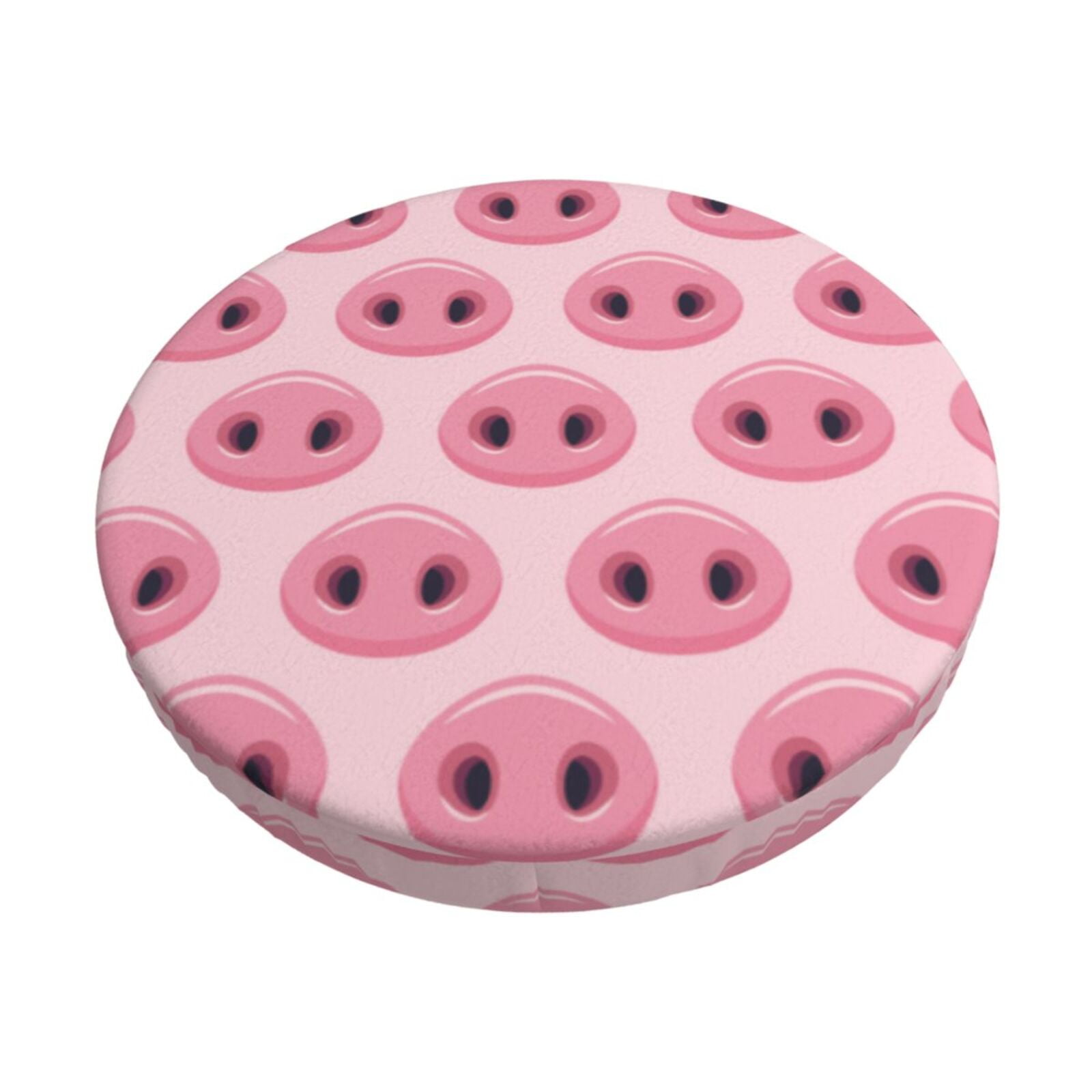 Bar Stool Covers Round, Pink Pig Nose Bar Stool Cushion Covers Seat ...
