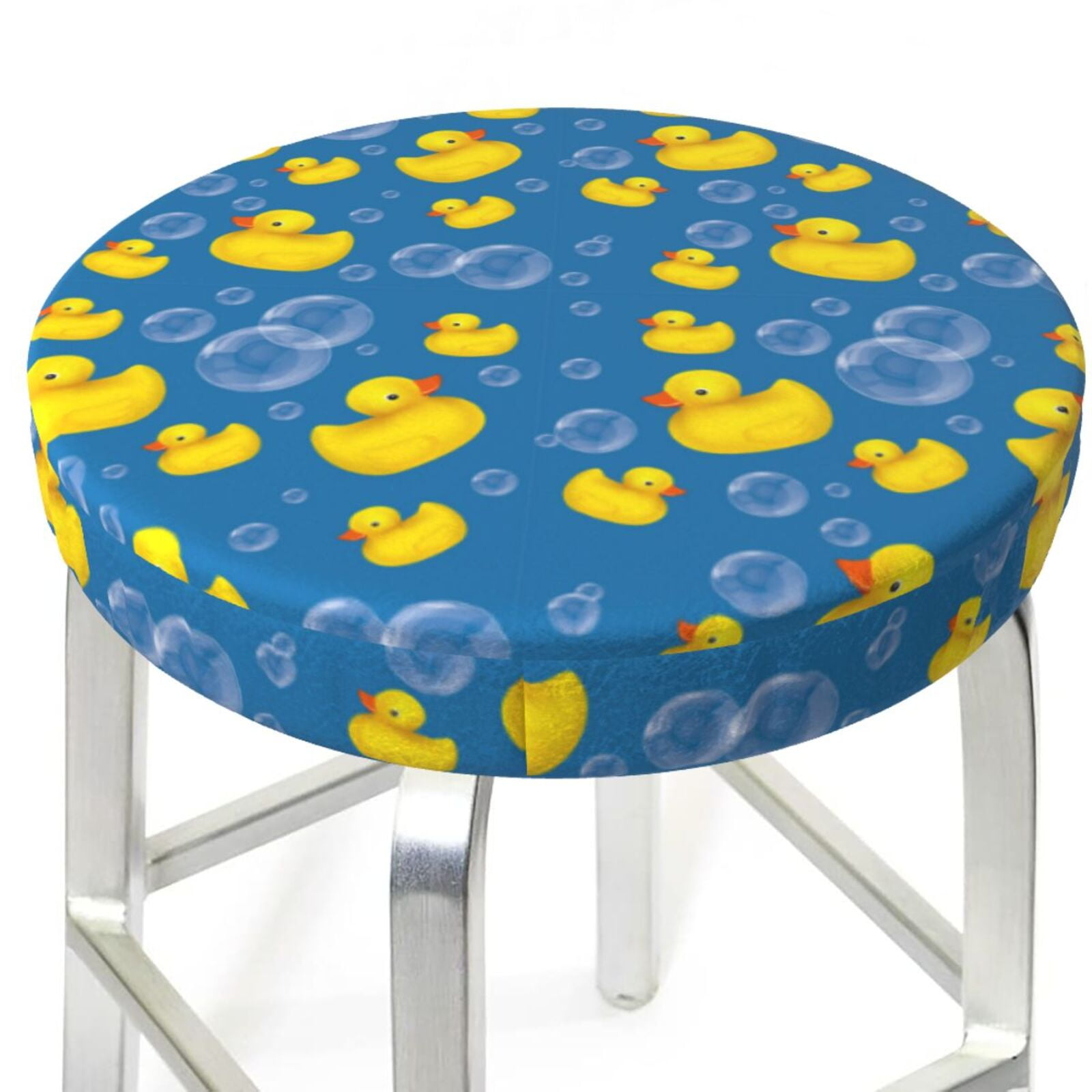 Bar Stool Covers Round, Rubber Duck Bar Stool Cushion Covers Seat ...