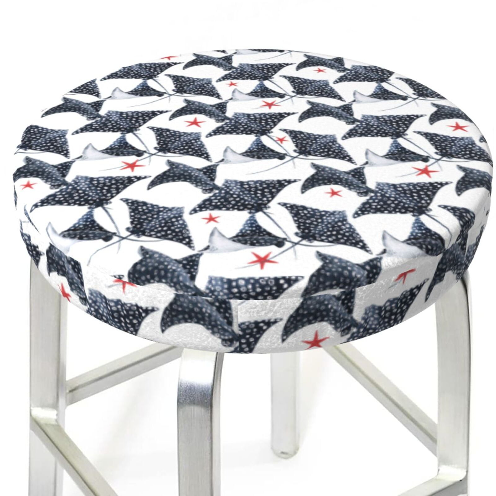Bar Stool Covers Round, cool stingray fish cute Bar Stool Cushion ...