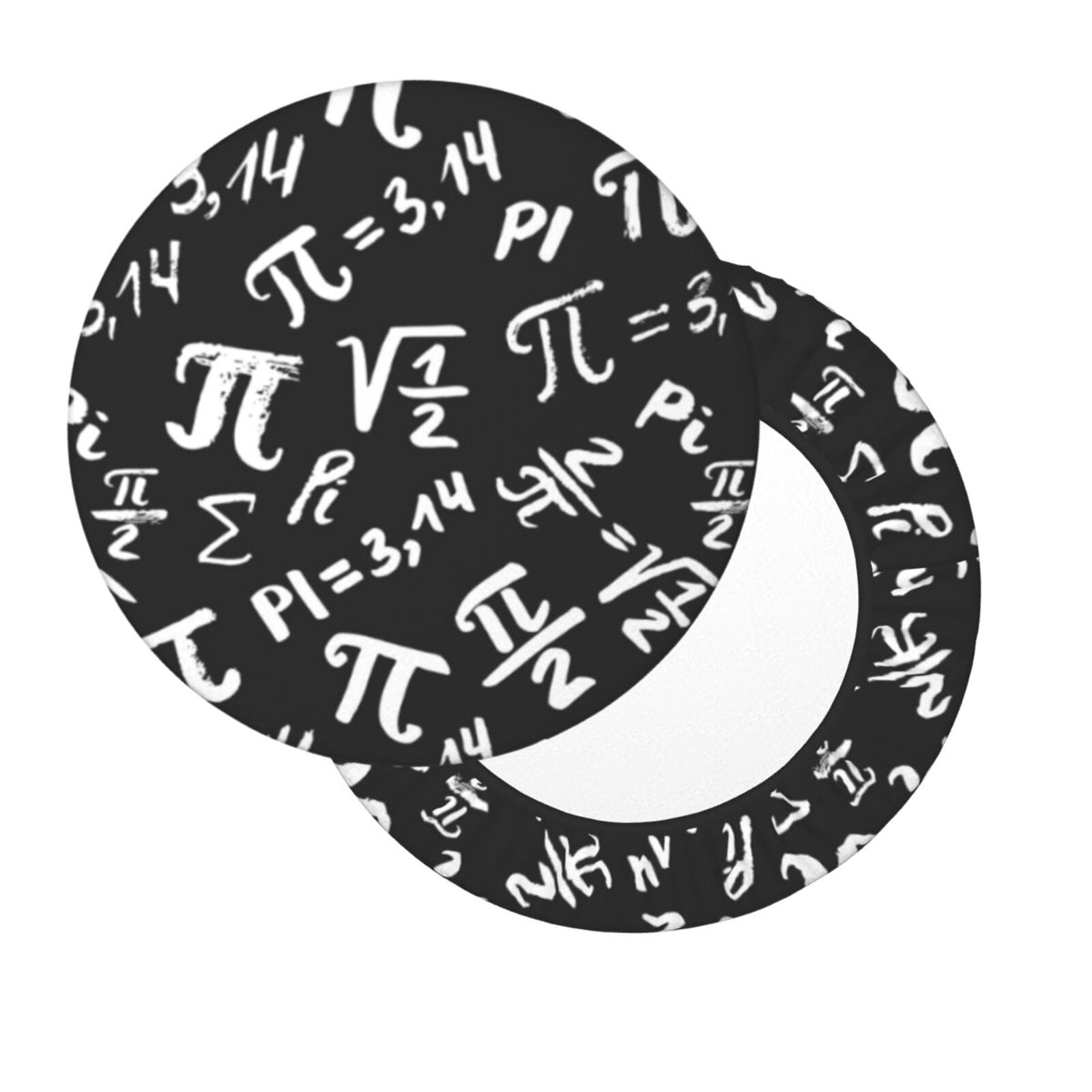 Bar Stool Covers Round - hilarious Math Symbol Print Soft Anti-Slip ...
