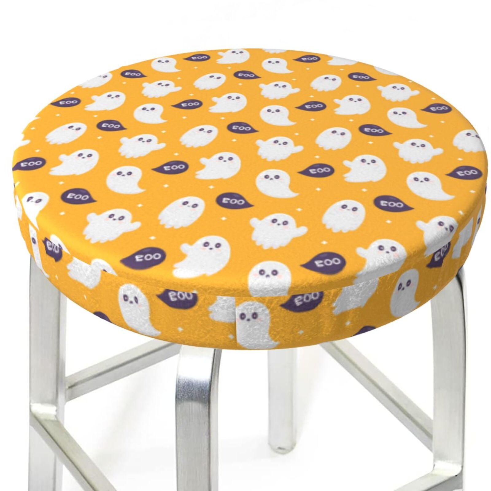 Bar Stool Covers Round, spooky halloween cute Bar Stool Cushion Covers ...