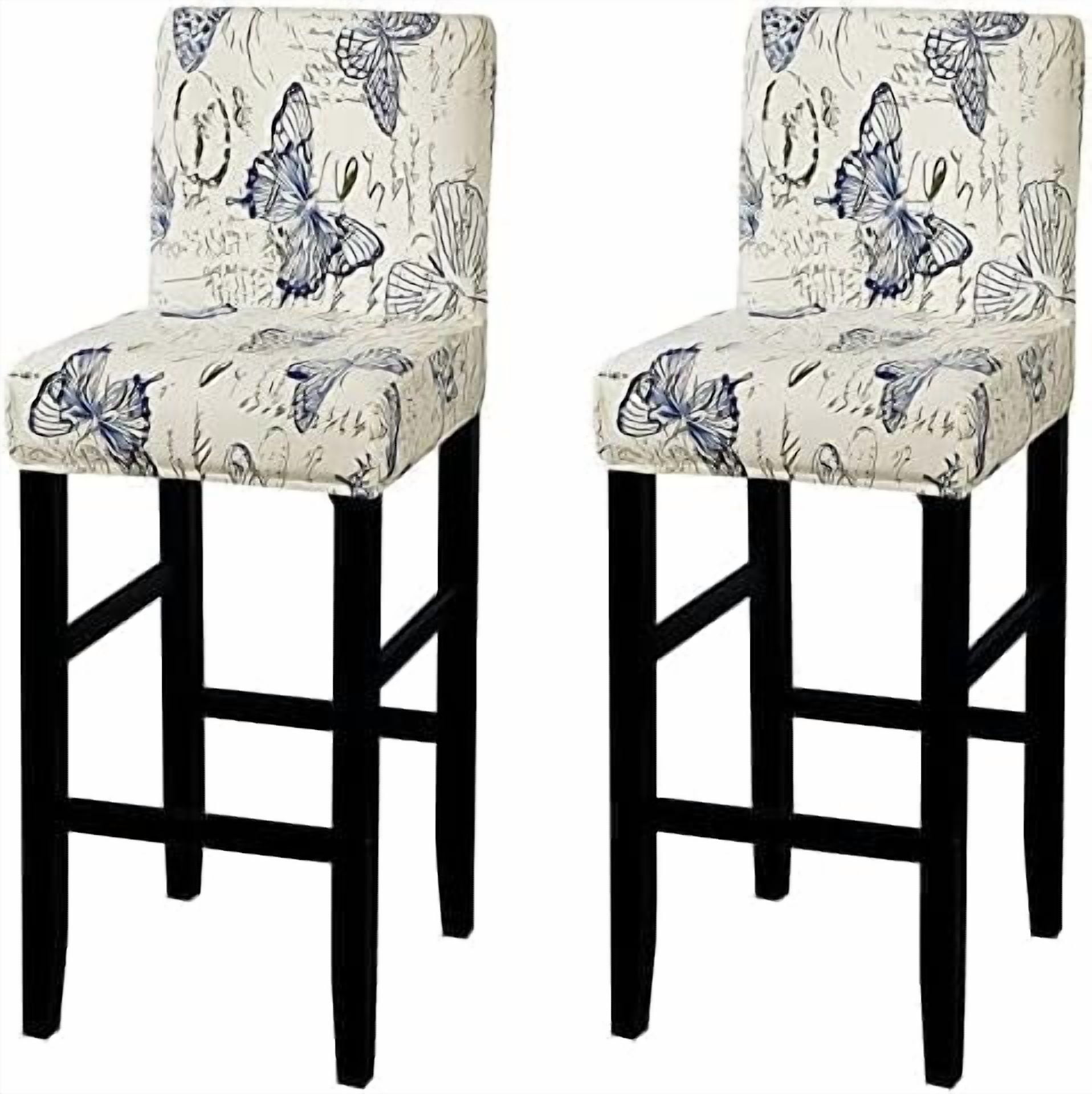 Bar Stool Covers Set of 2, Stretch Washable Barstool Seat Covers ...