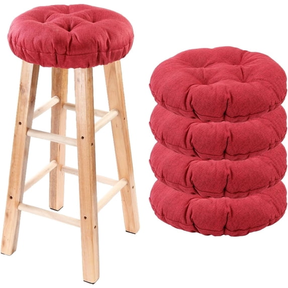 LYLNBYWK, Bar Stool Covers Set of 4, Round, Nonslip, Washable, 12 Inch ...