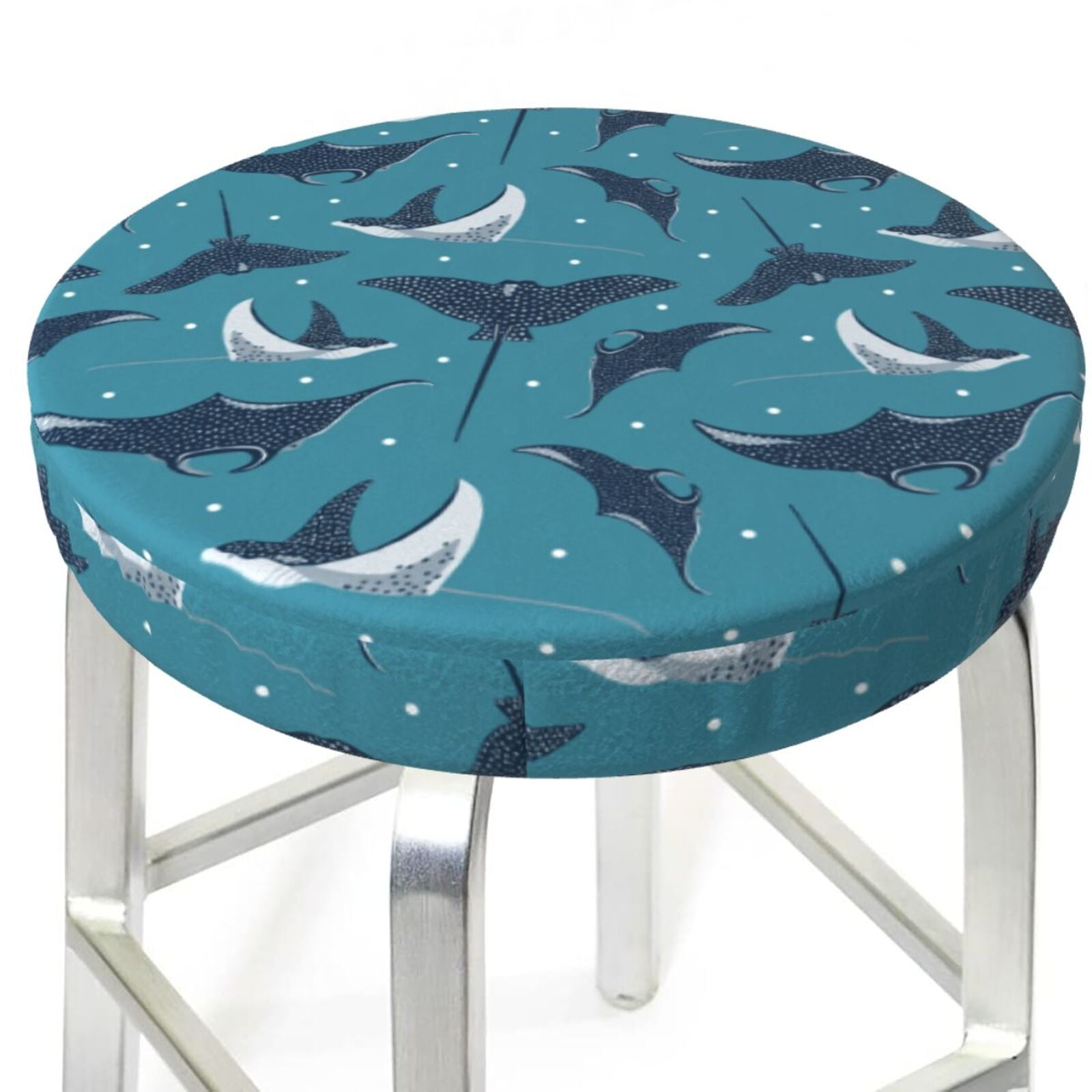 Bar Stool Covers, cute Stingray polka dots Non-Slip Bar Stool Seat ...