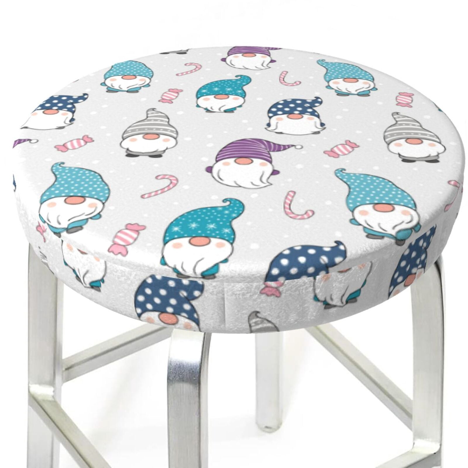 Bar Stool Covers, cute winter Gnome Non-Slip Bar Stool Seat Covers ...