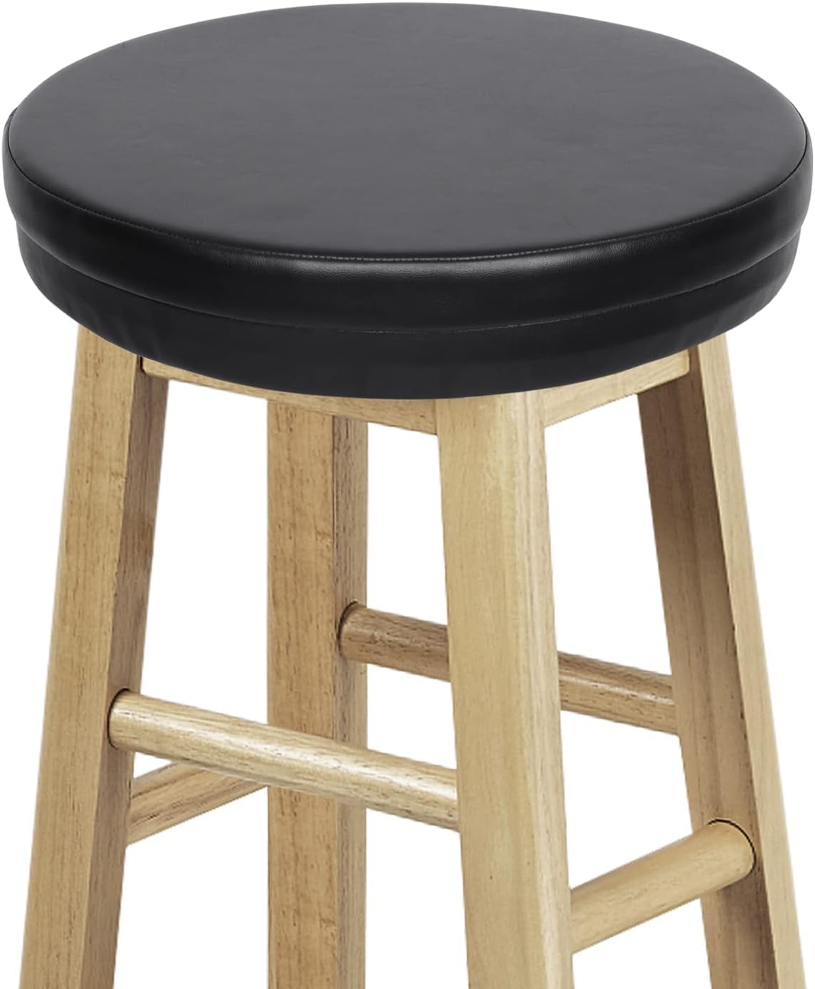 Bar Stool Cushion Round Foam Padded Seat Cushions Waterproof Leather ...