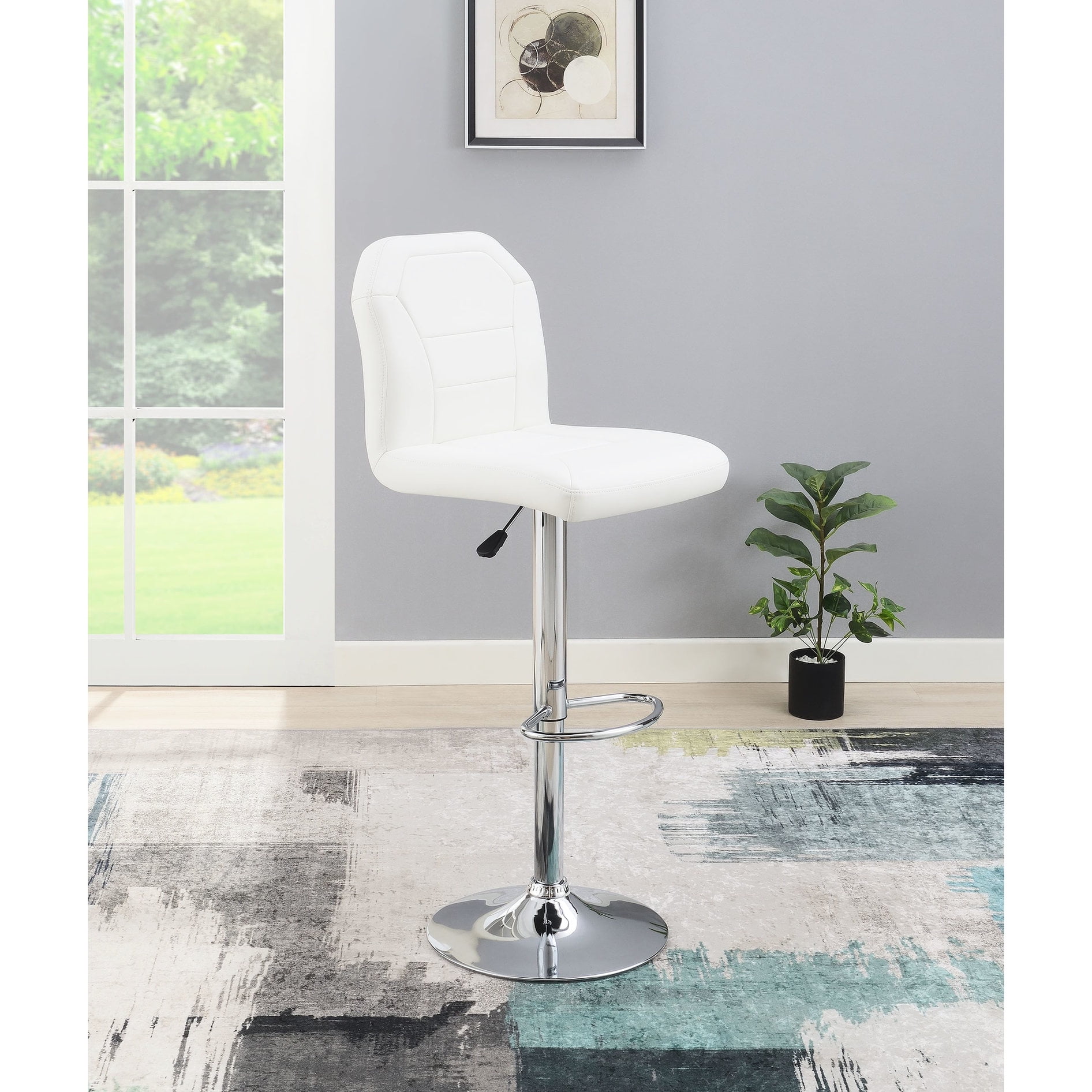 Bar Stool | Serve Drinks to Guests in Style | Chromed Metal & Leather ...