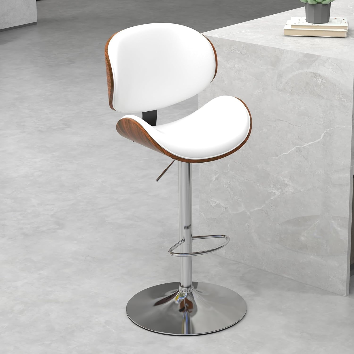 Bar Stools 1 PC for Kitchen Counter Adjustable Bar Height Chairs Modern ...